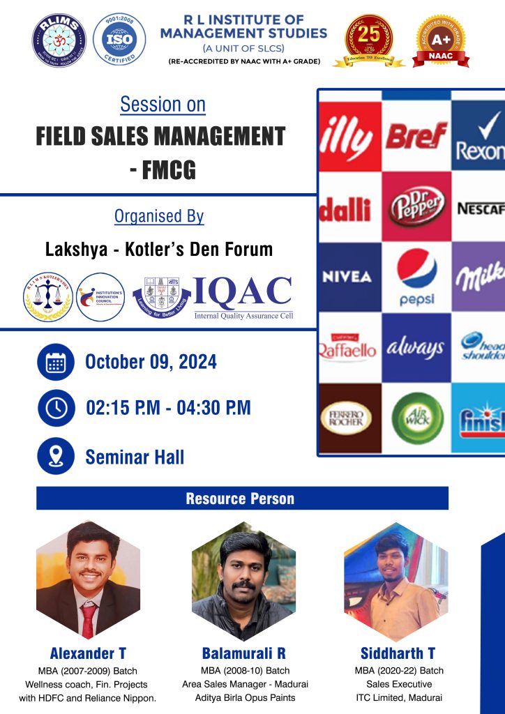 Exide Industries – MBA – RL Institute of Management Studies Madurai